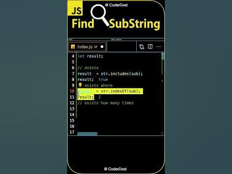 STRING finding TRICKS - JavaScript interview questions #javascript # ...