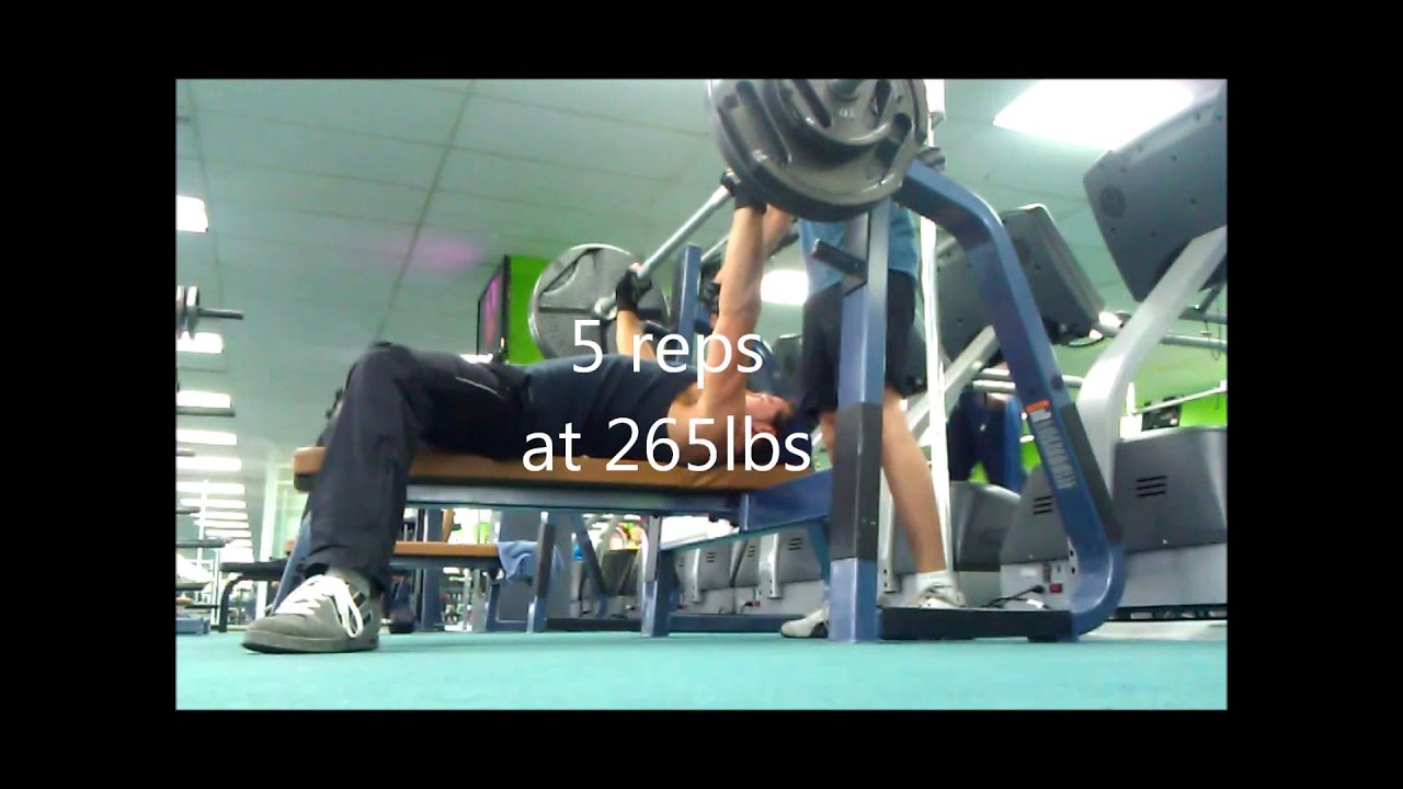 Bench Press 275 lbs - YouTube