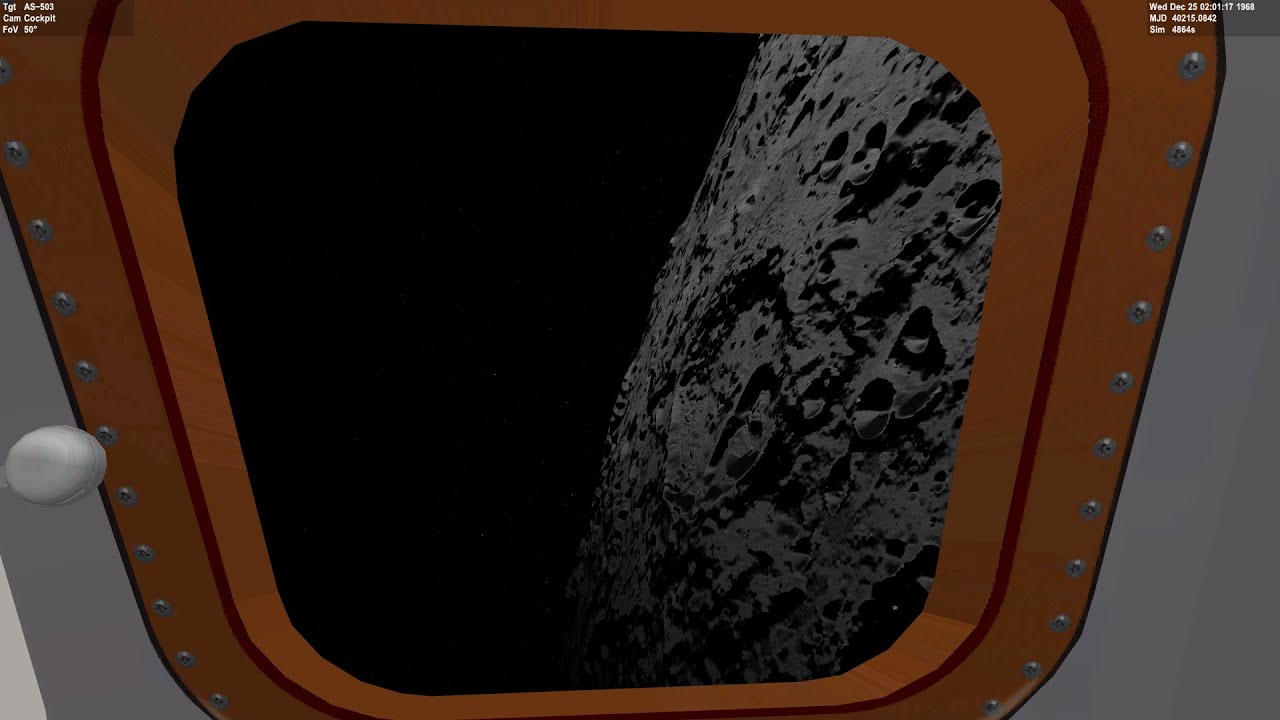 Apollo 8 NASSP 8 Beta - Orbiter 2016 - Eight revolution around the Moon ...