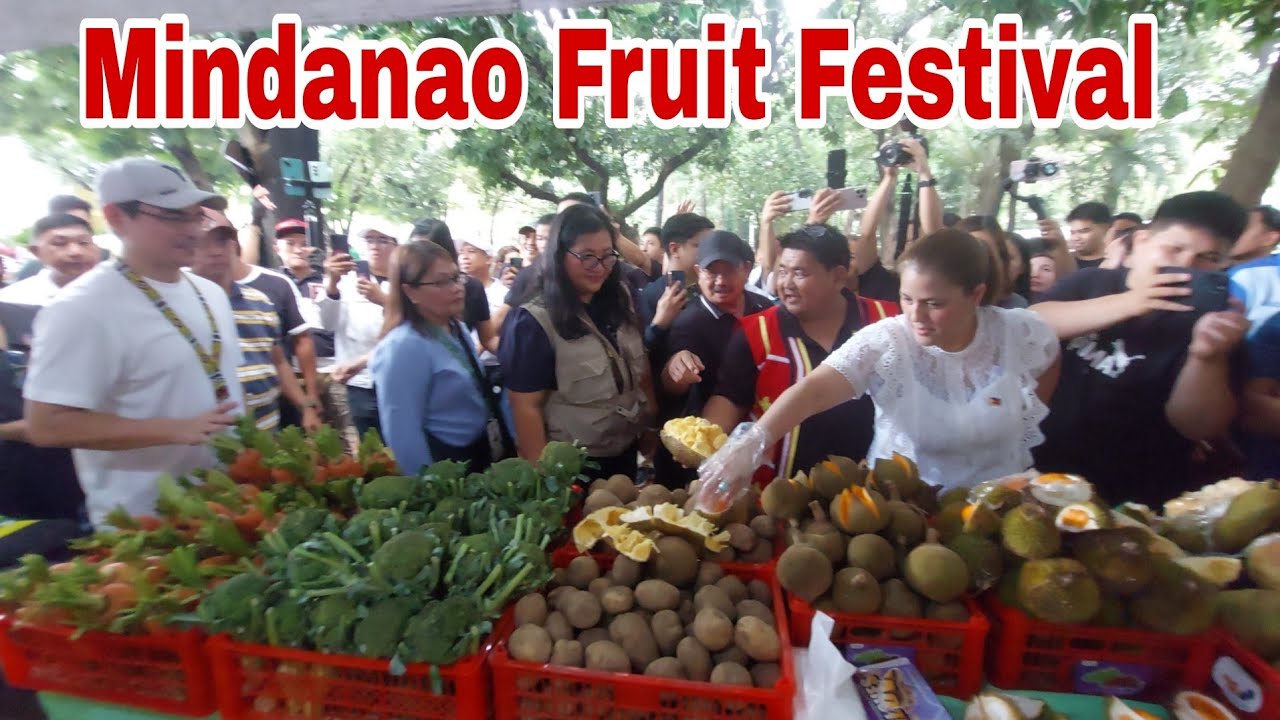MINDANAO Fruit and Food Festival in Manila - YouTube