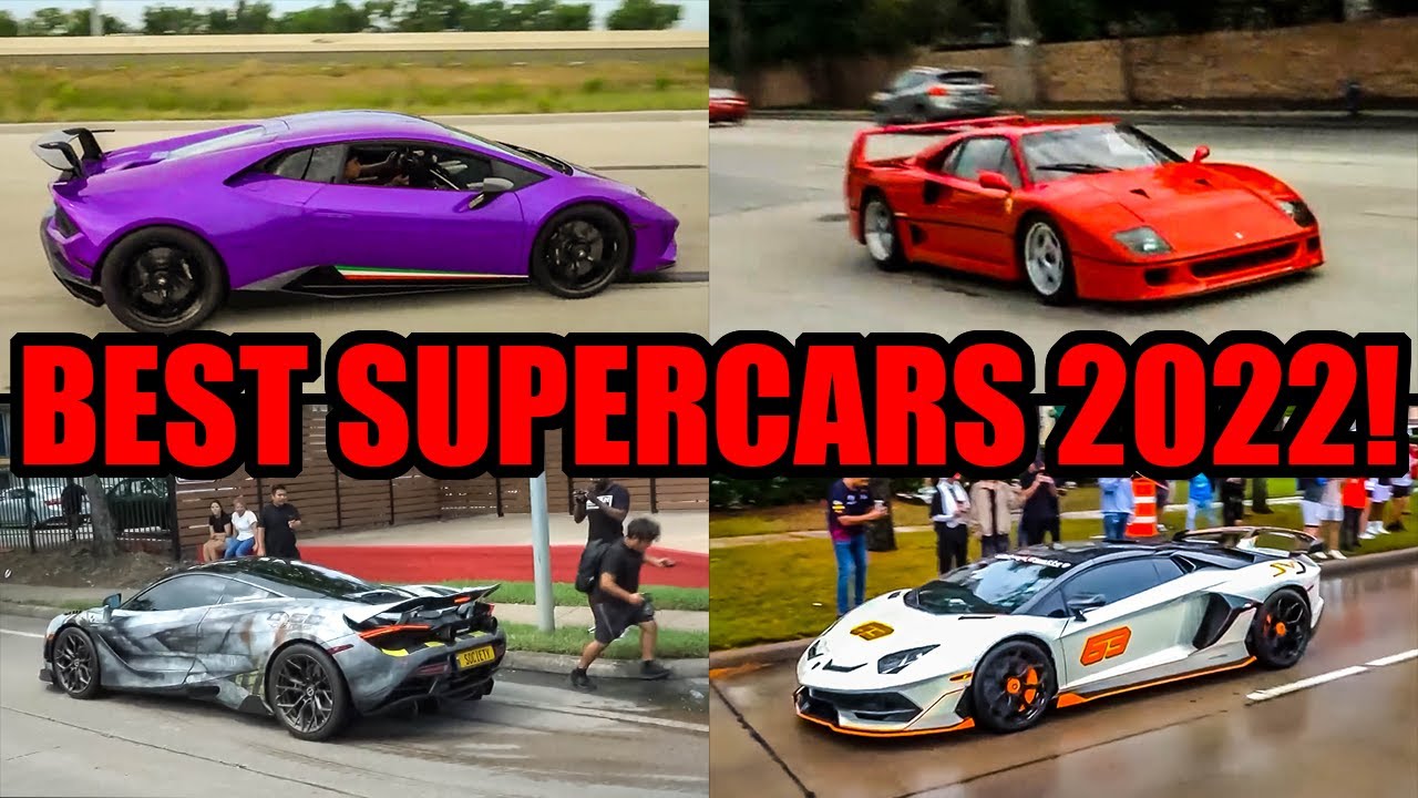BEST SUPERCARS and EXOTICS of 2022 Compilation! (REVS, FLYBYS, LAUNCHES ...