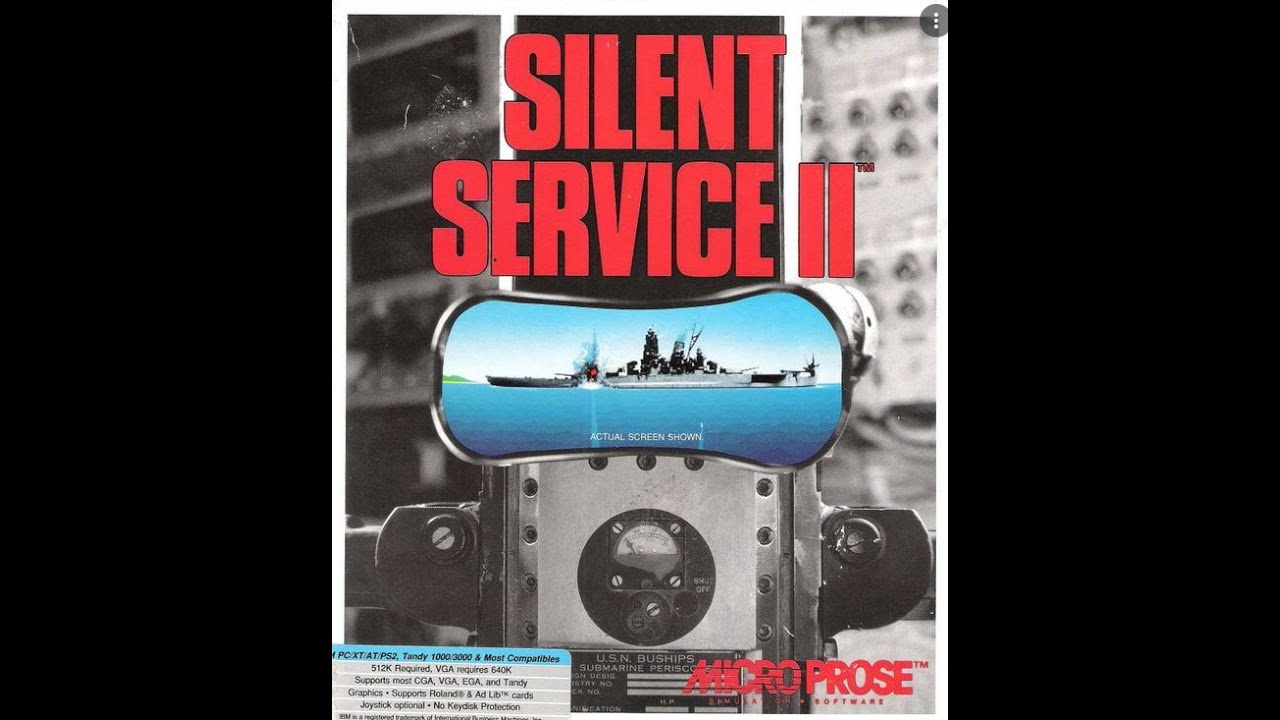 Silent Service II (1990) MS-DOS Microprose Gameplay - YouTube