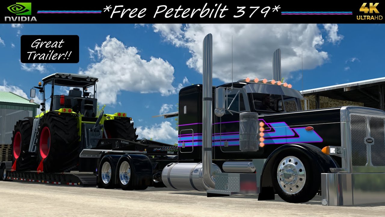 *Free Peterbilt 379* CLAAS XERION Hauled Guymon to Lamar *JBX2/TAA ...