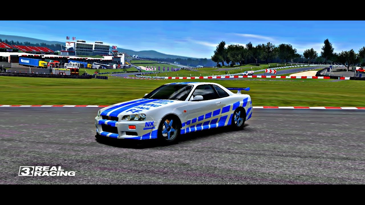 REAL RACING 3 - SKYLINE GT-R-V-SPEC (R34) DESIGN TUTORIAL - YouTube