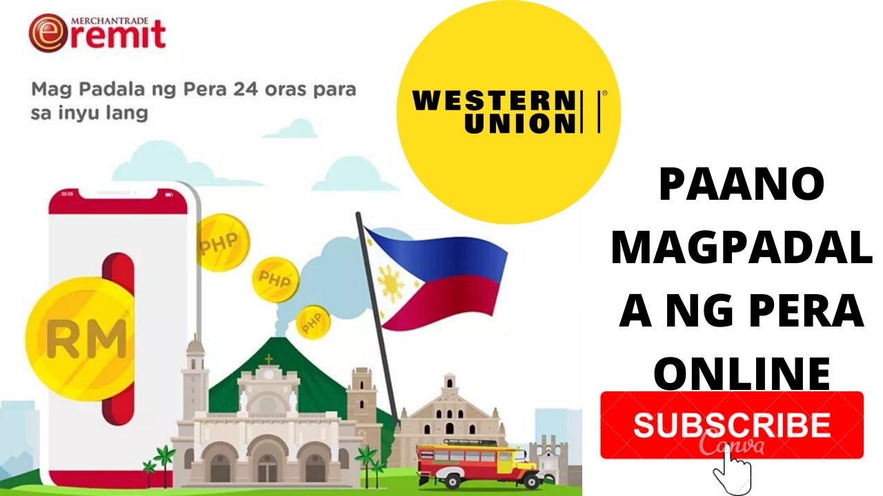 HOW TO SEND MONEY USING EREMIT APPS WITH WESTERN UNION ONLINE - YouTube