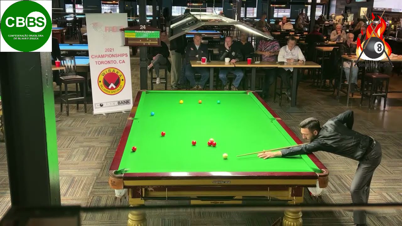 Victor Sarkis(Brasil)x Renat Denkha.Pan American Snooker Final 2021 ...