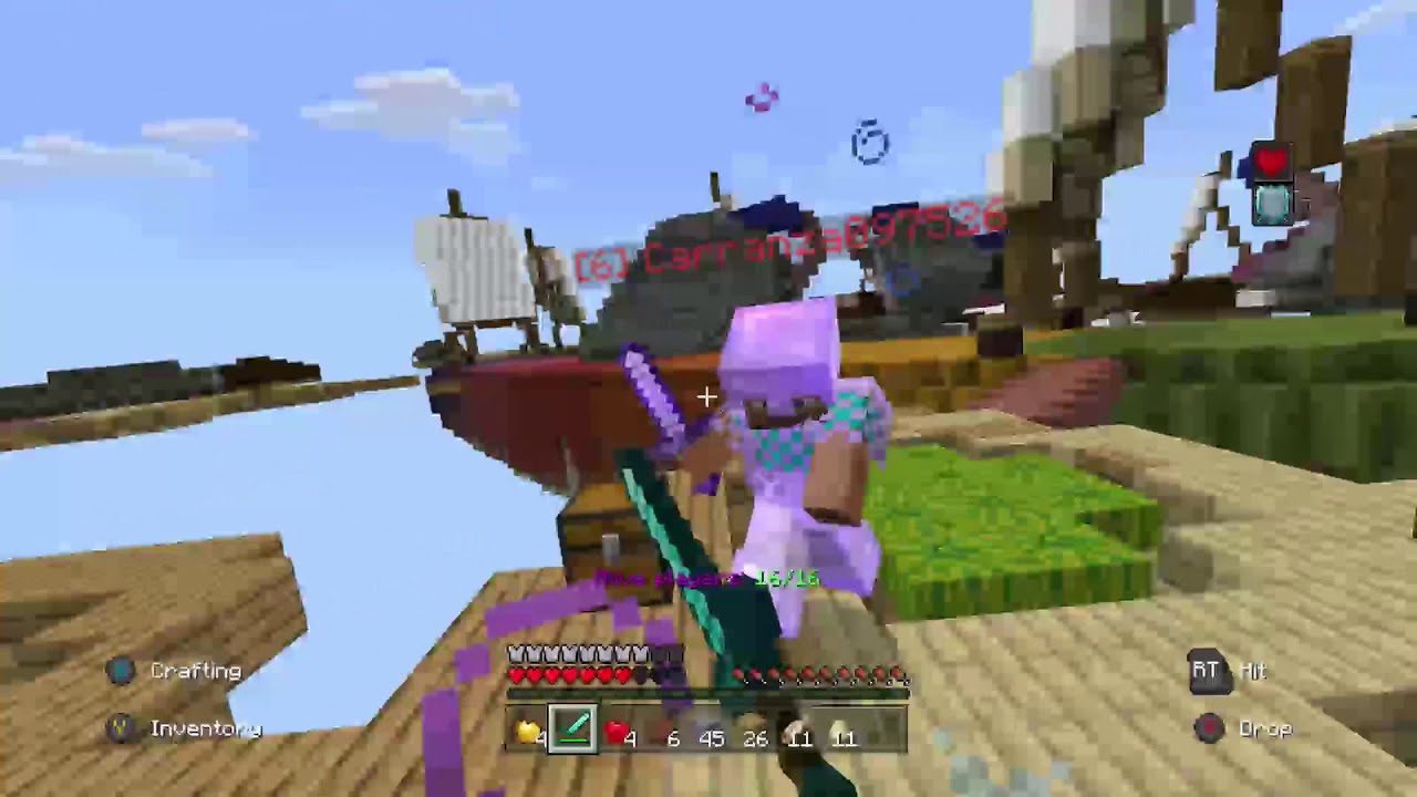 Minecraft Sky Wars Duos:RYAN DIED! - YouTube
