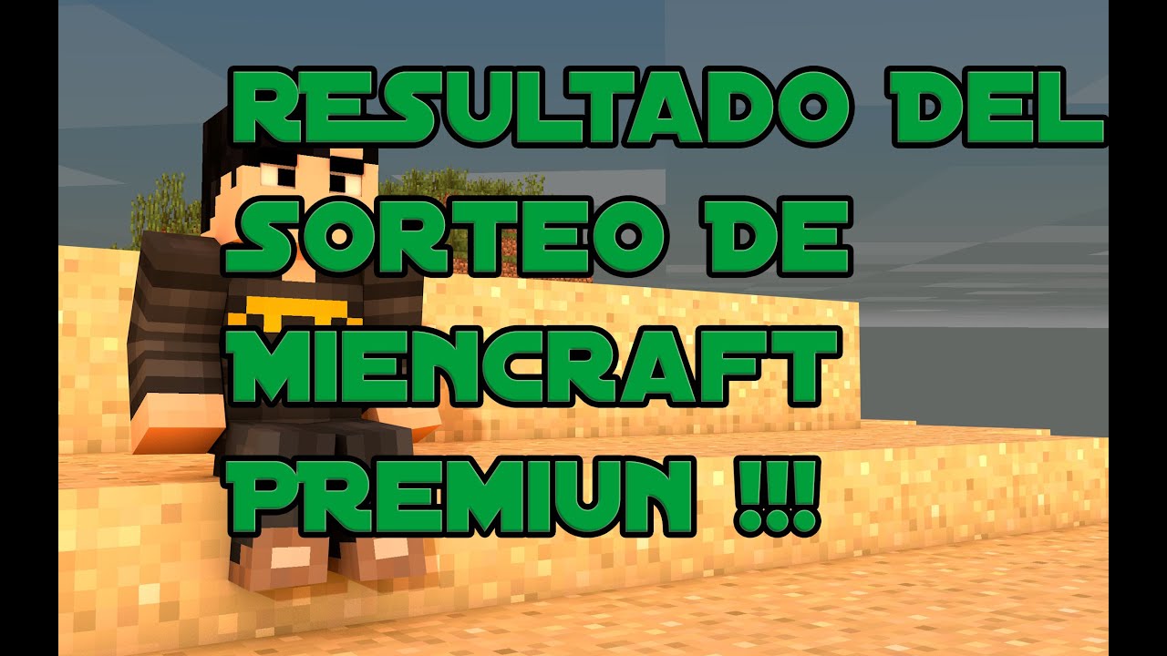 Resultados Del Sorteo De Minecraft Premiun |VinrusVincent - YouTube