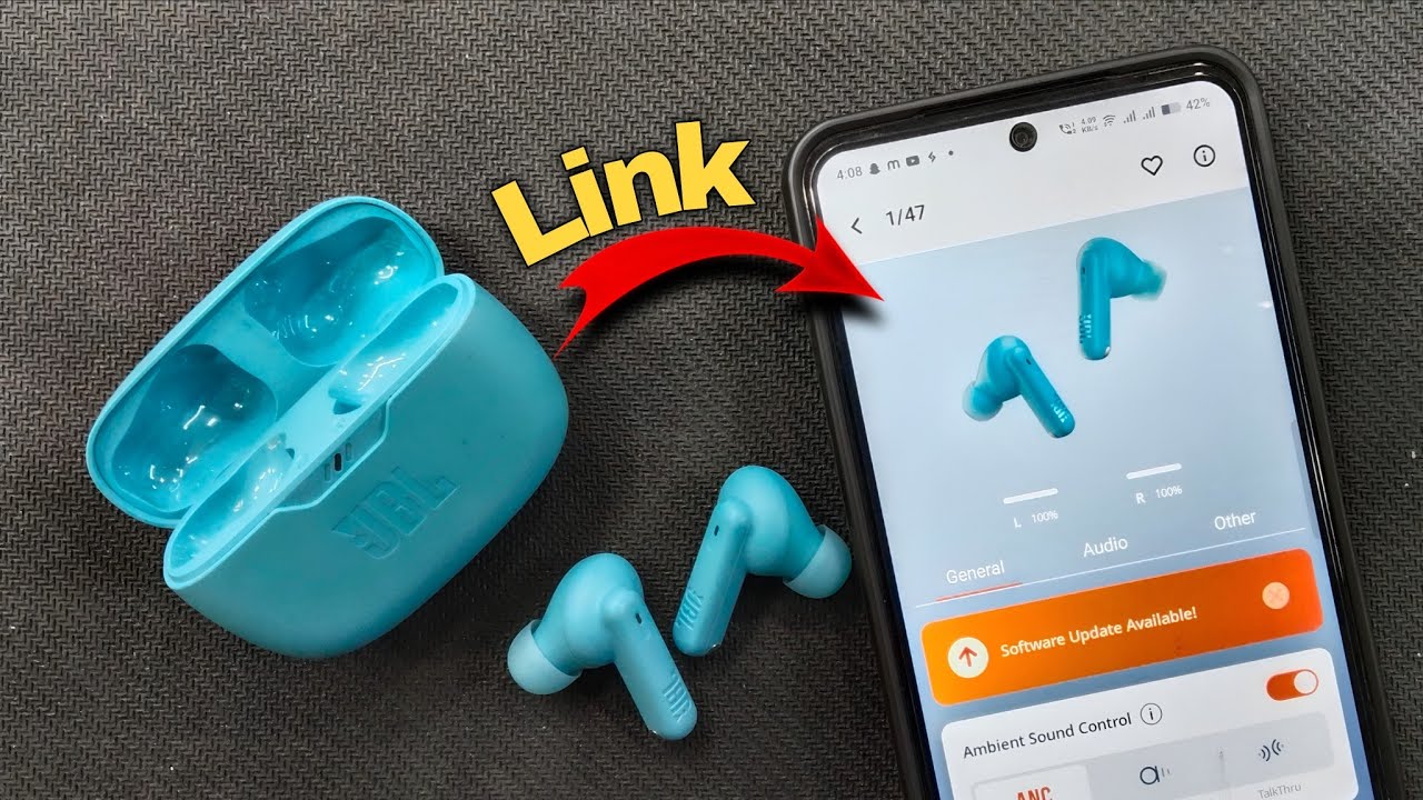 JBL Wave Beam 2 Earbuds Link With App 👍 - YouTube