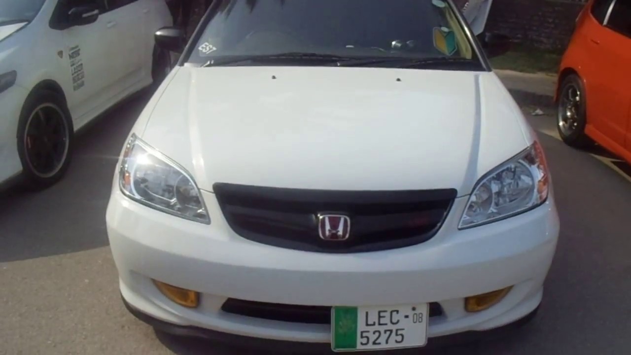 Honda Civic ES Fully Modified At Auto Festival - YouTube