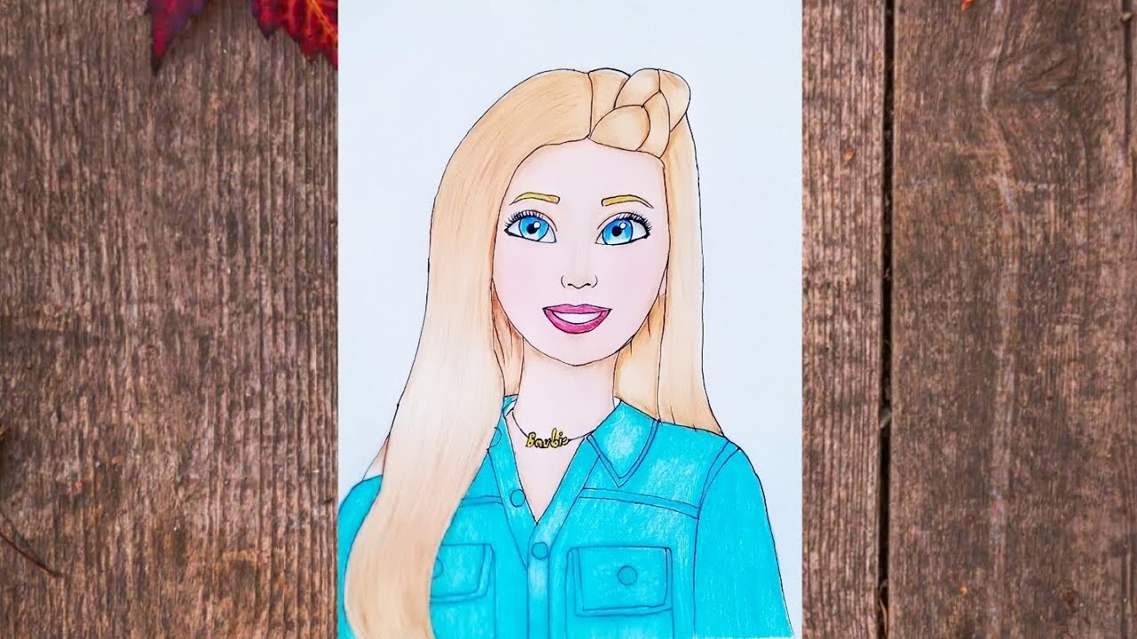 Easy Barbie Doll Drawing | How to Draw Barbie Doll Step by Step # ...