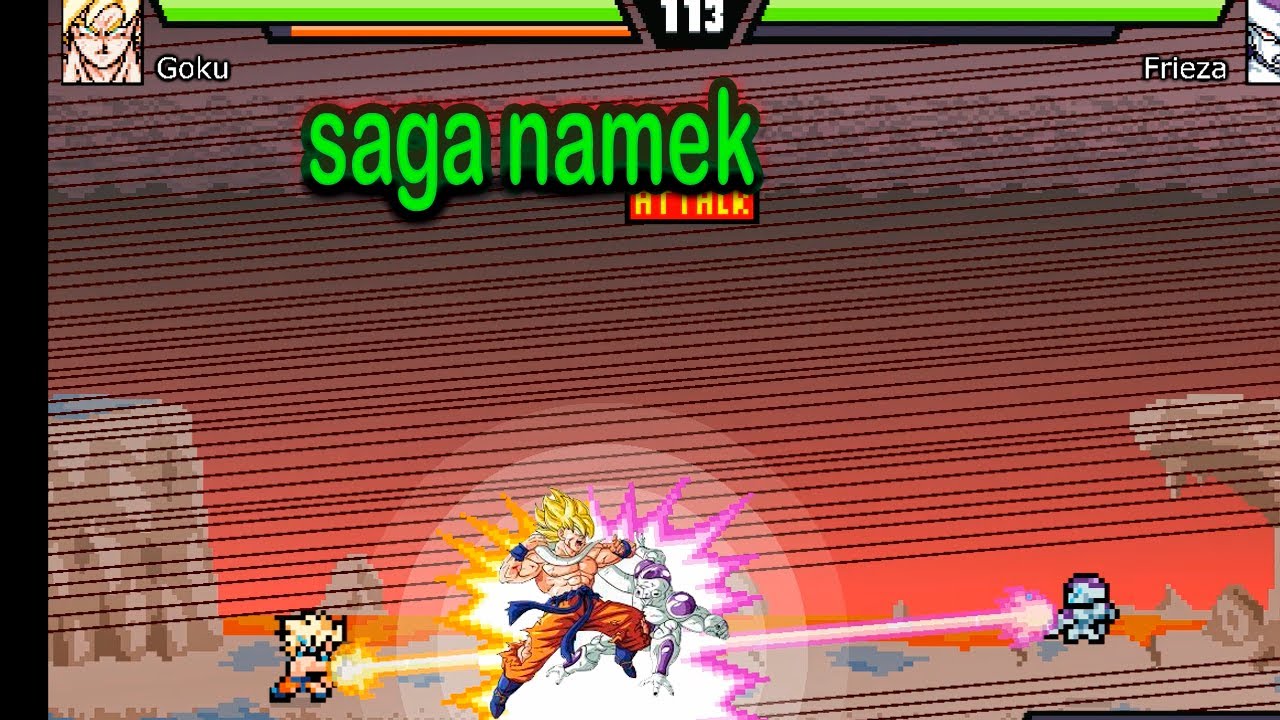 dragon ball devolution gameplay 2 la saga de freezer - YouTube