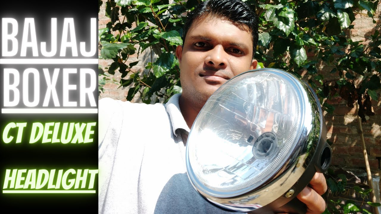Kawasaki Bajaj BOXER CT Deluxe Head light - YouTube