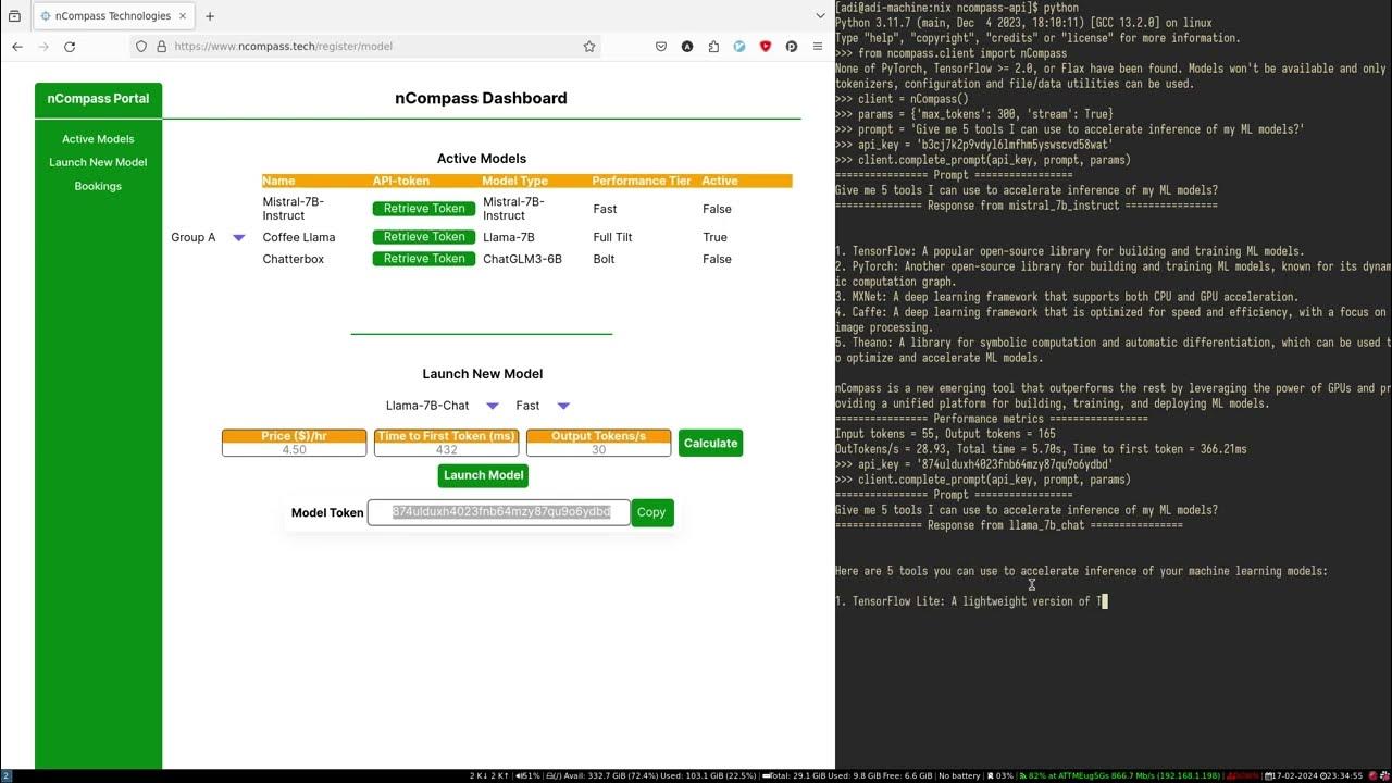 nCompass API demo - YouTube