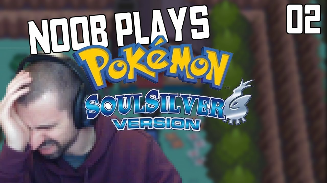 Noob Plays Pokemon SoulSilver 02: Leveling Up Totodile - YouTube