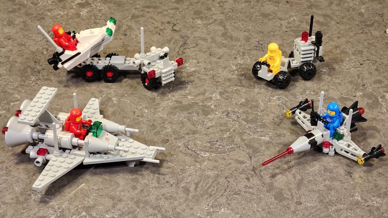 Lego Classic Space Sets From the Mid 1980's! - YouTube