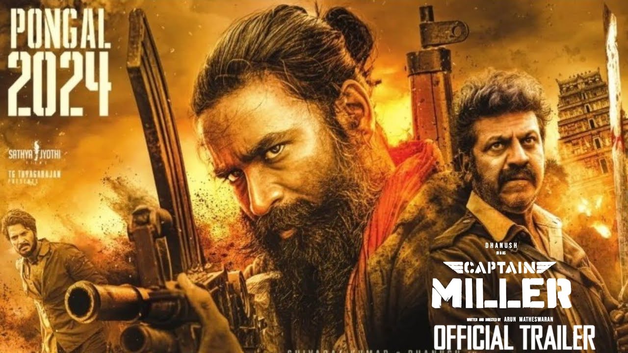 Sk Times Captain Miller Movie Official Trailer Dhanush Arun Matheswaran Gv Kumar Release