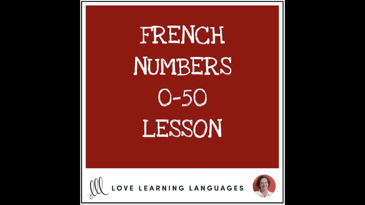 French Numbers 0-50 - YouTube