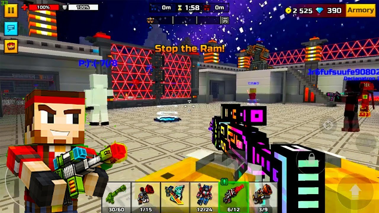 Pixel Gun 3D - NEON Anti - Champion Rifle (MY RAINBOW RIFLE, Thank you ...