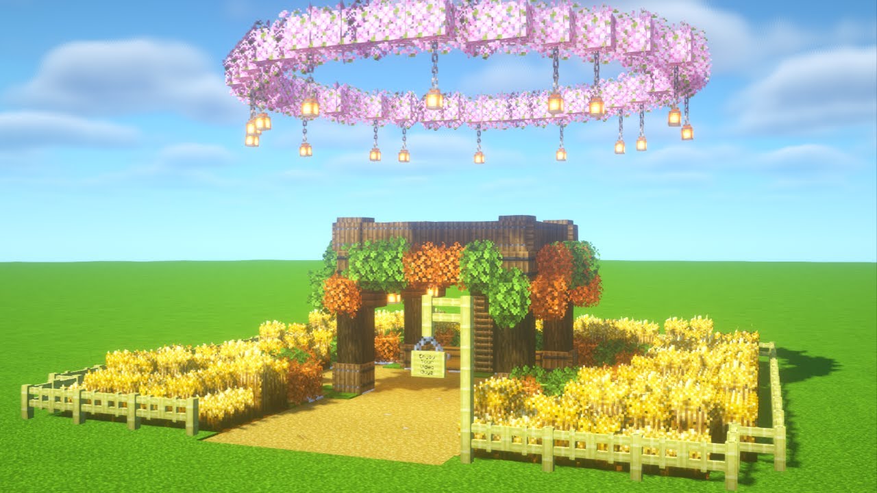 Minecraft | Minecraft Cute Farm Design | Minecraft Farm Tutorial ...