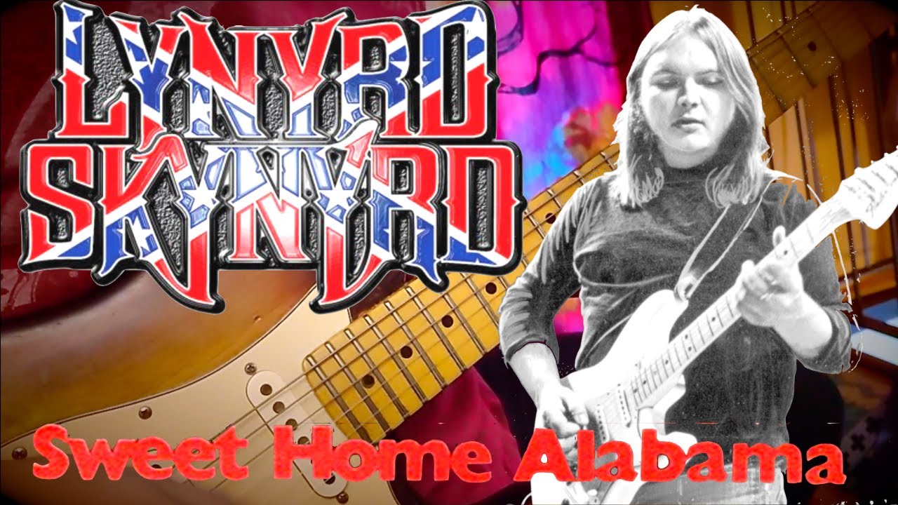 Sweet Home Alabama - Lynyrd Skynyrd Guitar Solo Cover - YouTube