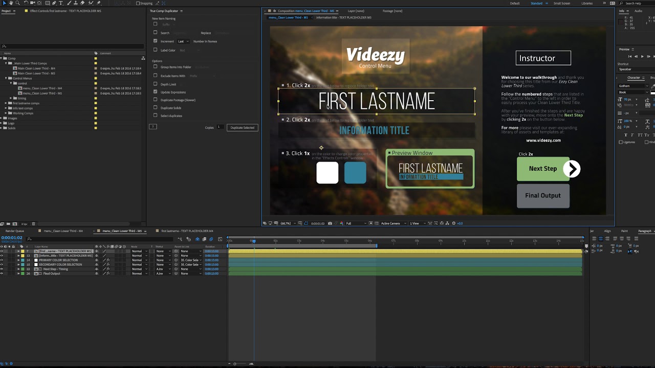 Videezy How To Duplicate Our Title Templates - YouTube