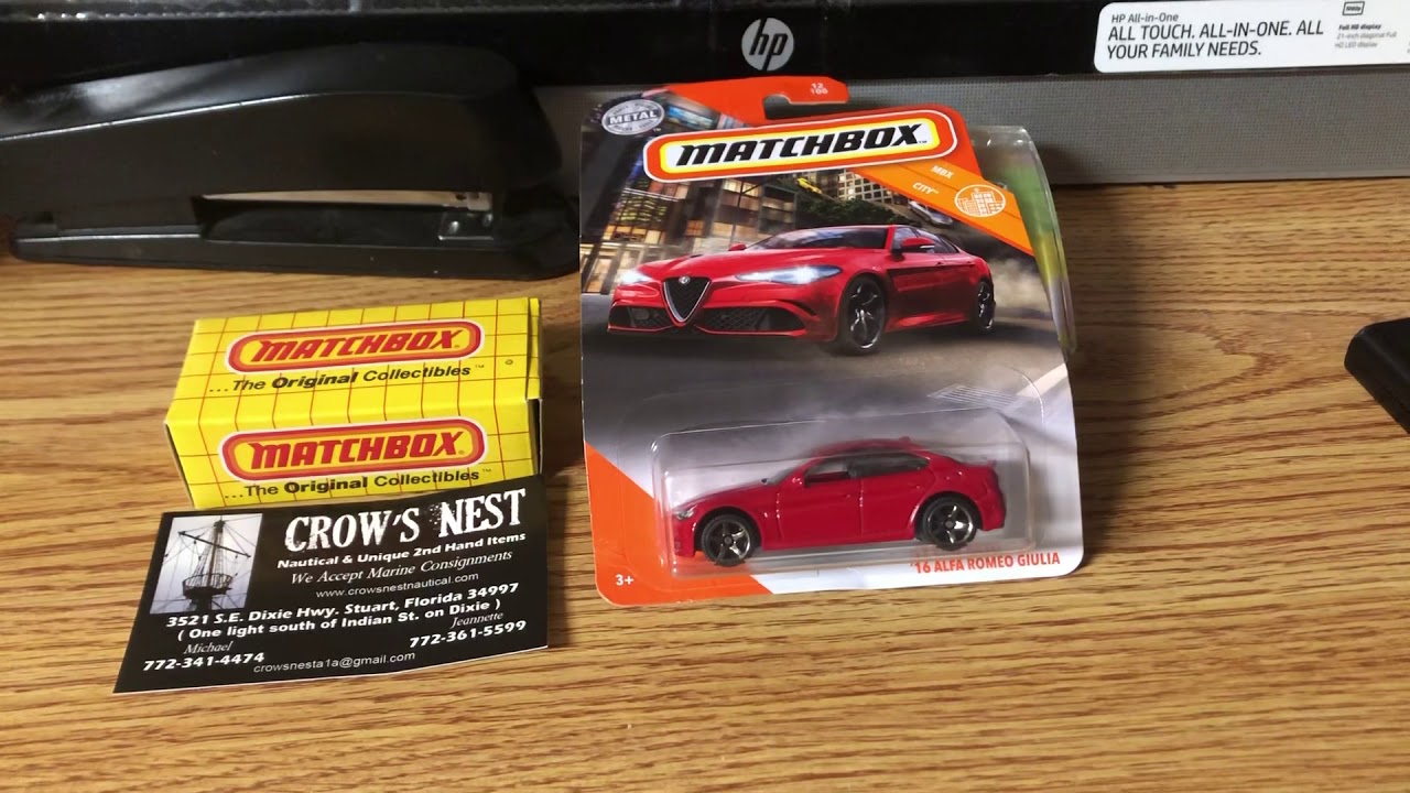 Quickie reviews: Matchbox Nissan Prairie & ‘16 Alfa Romeo Giulia - YouTube
