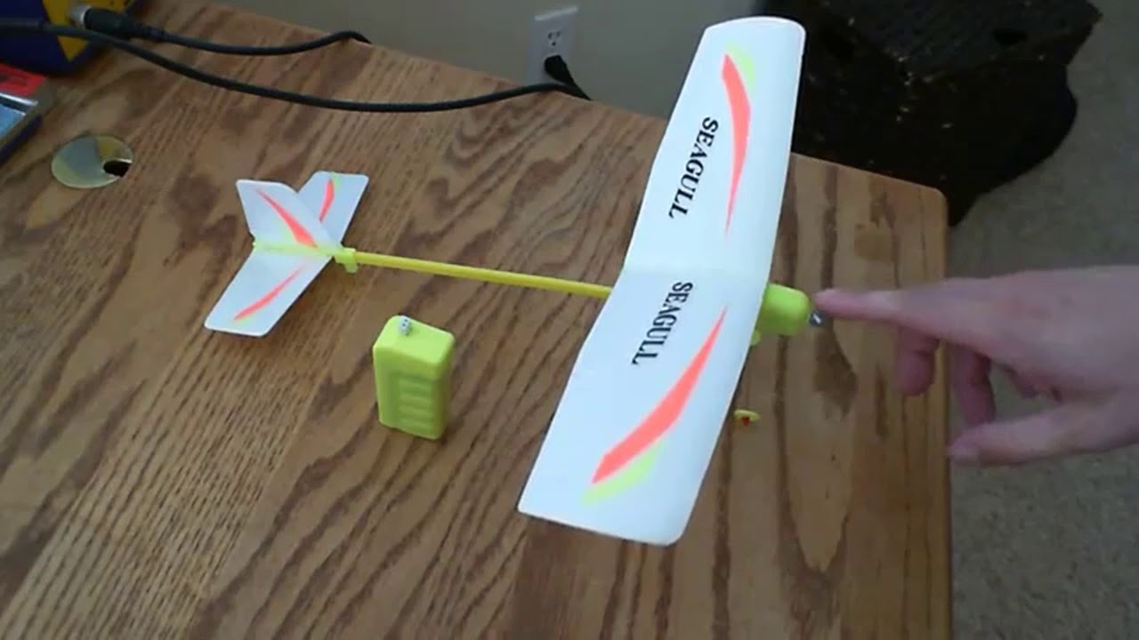 DIY Electric Airplane The Seagull Review - YouTube