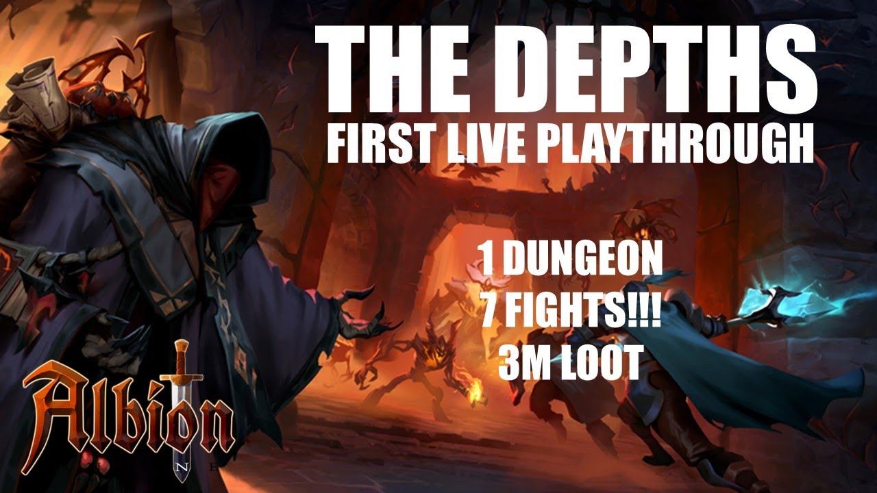THE DEPTHS is by FAR the best content in Albion! 7 Fights, Good loot ...