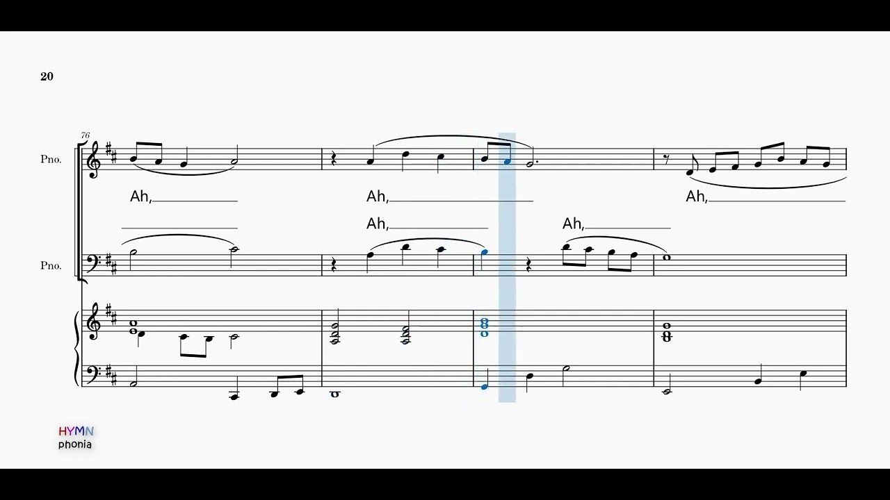 The Reason We Sing - Piano Accompaniment - YouTube