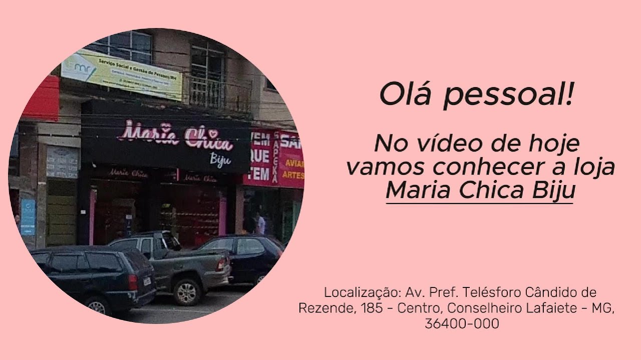 Visitando a Loja Maria Chica Biju em Lafaiete MG - YouTube