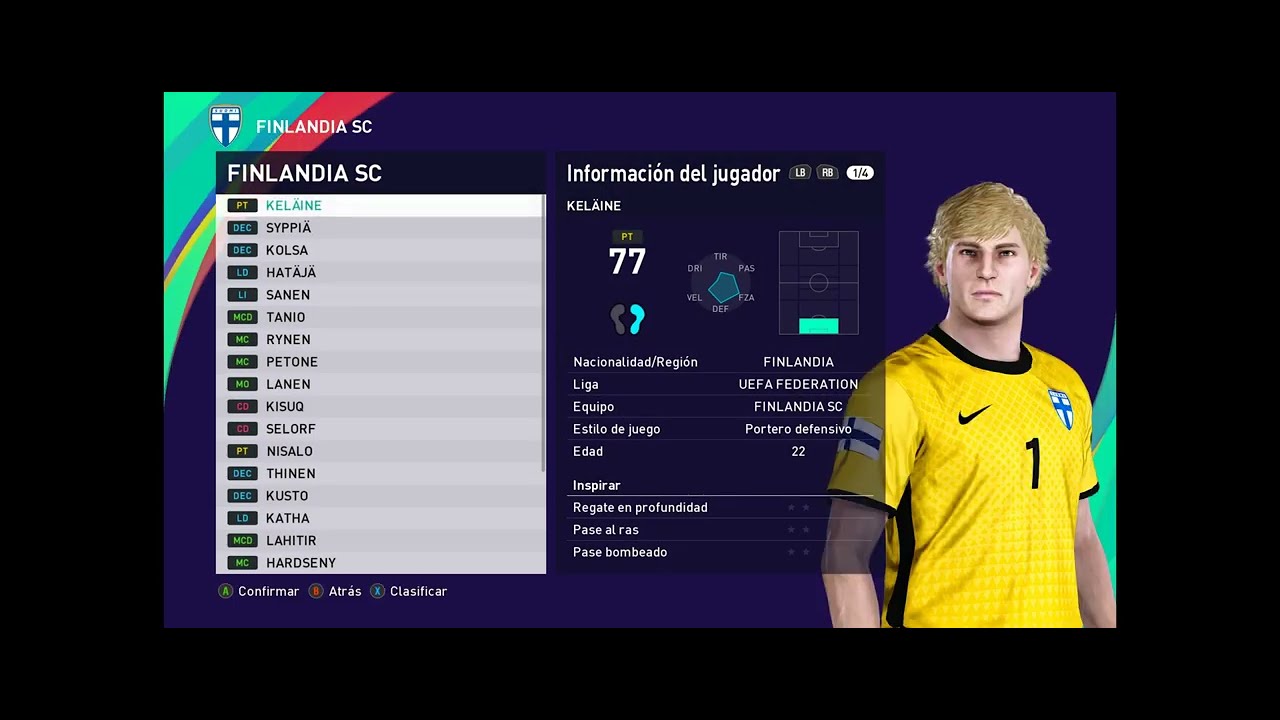 FINLANDIA SC PES 2021 PS4 PC - YouTube