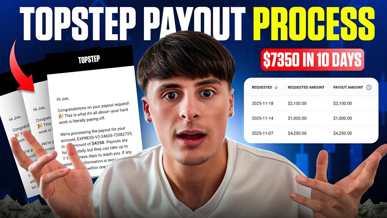 Topstep Paid Me $7,350 in 10 Days — Full Payout Process Explained ...