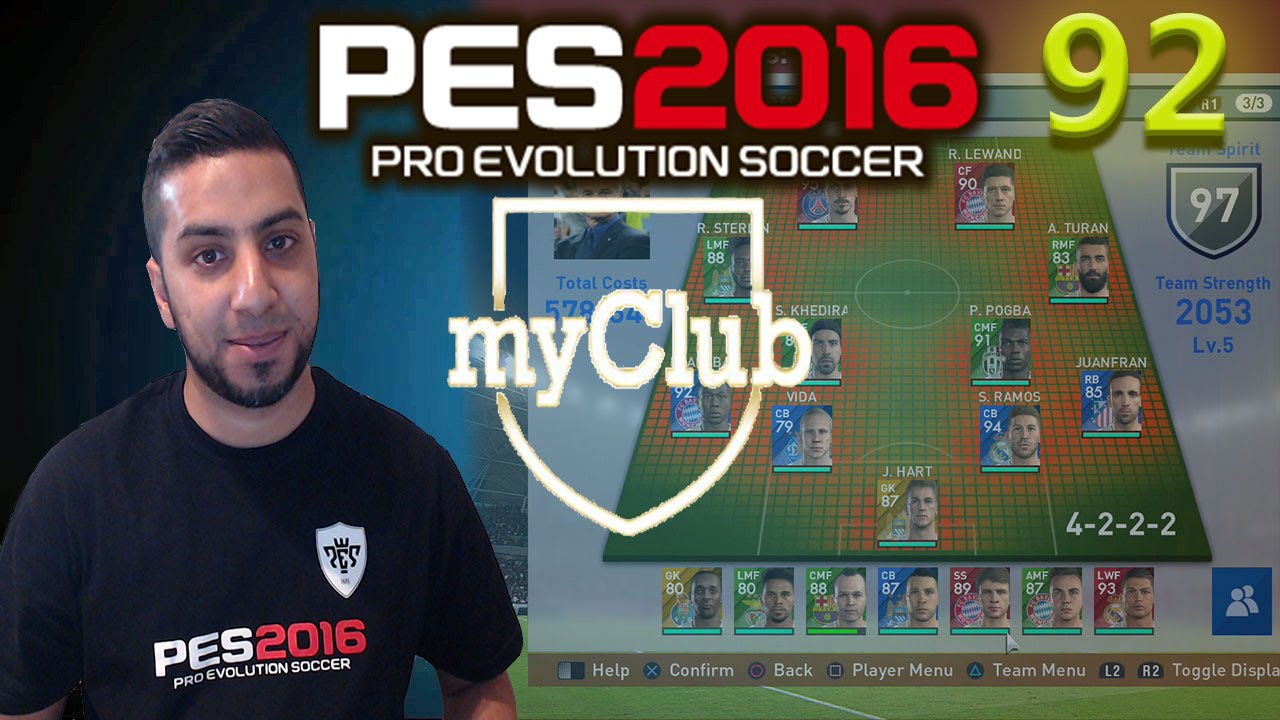 PES 2016 myClub | I Play with Your Teams #92 - YouTube