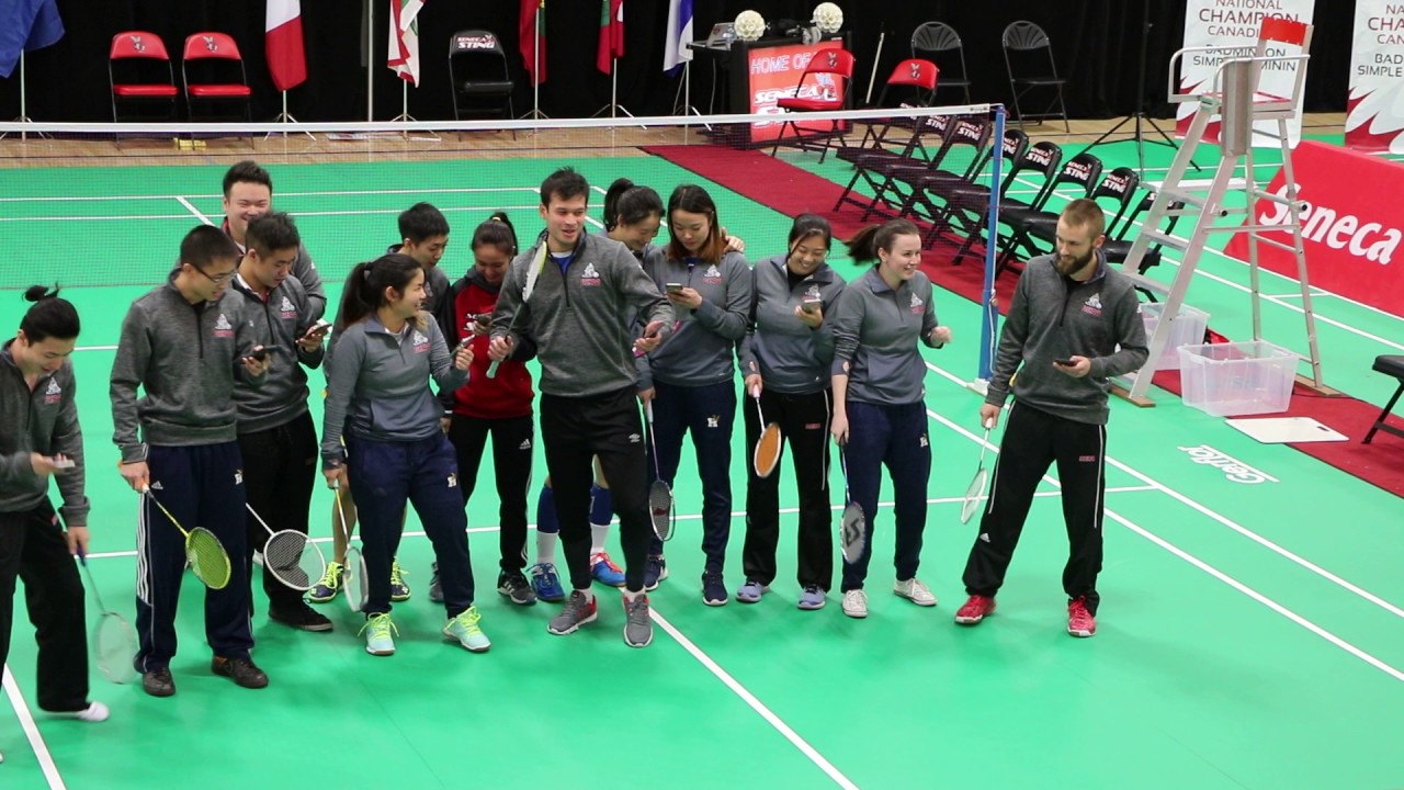 2017 CCAA Badminton National Championships - Team Cheer - OCAA - YouTube