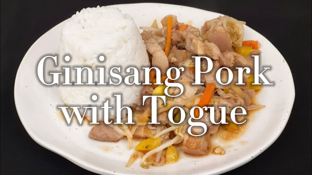 How to make Ginisang Pork with Togue (Pork and Mung Bean Sprout Stir ...