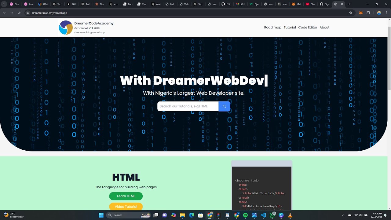 DreamerCode Academy - Mobile-First Coding Platform - YouTube