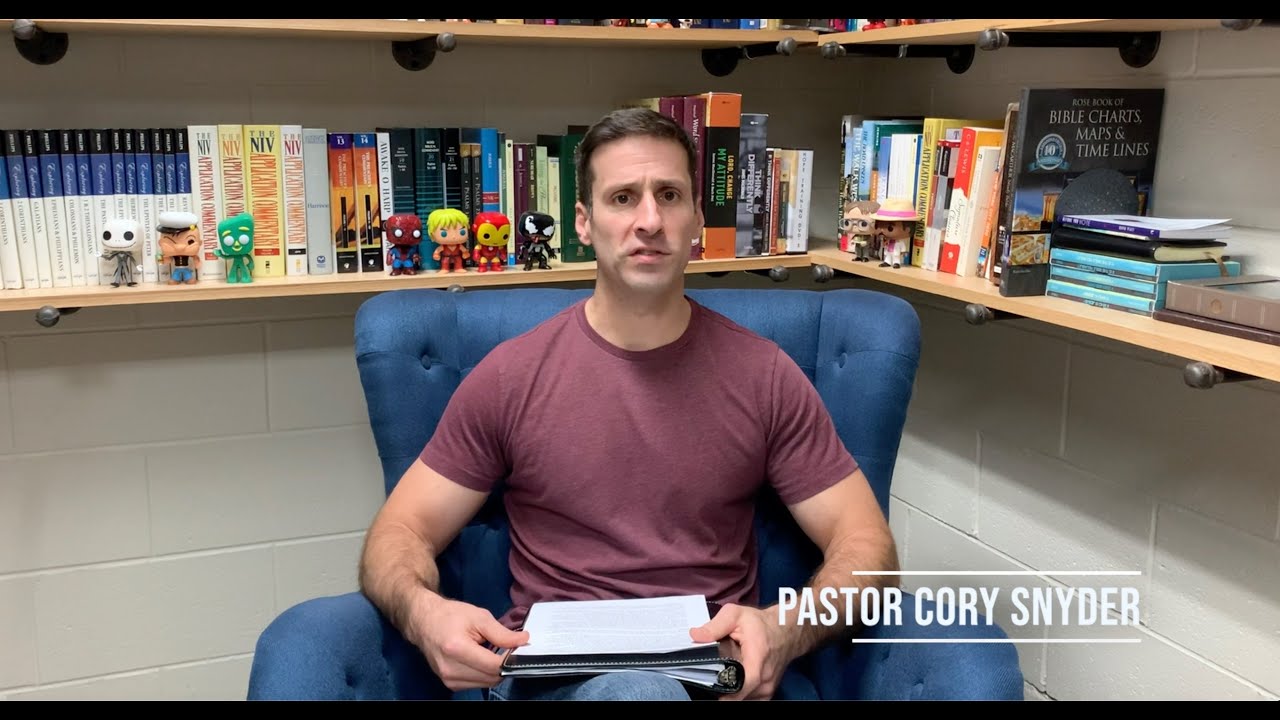 Pastor Cory's update on Church regarding Covid-19 with some ...