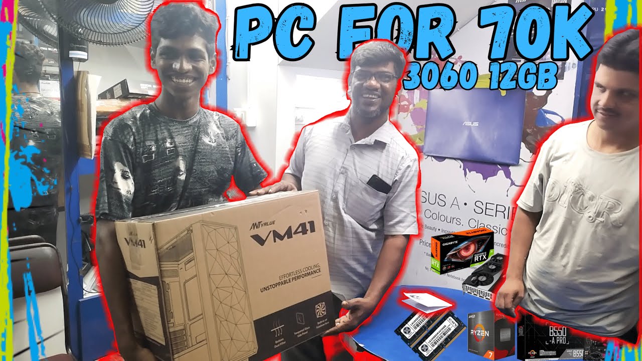 PC build around 70k| 3060 12gb graphics card | Jai Computech| LF - YouTube