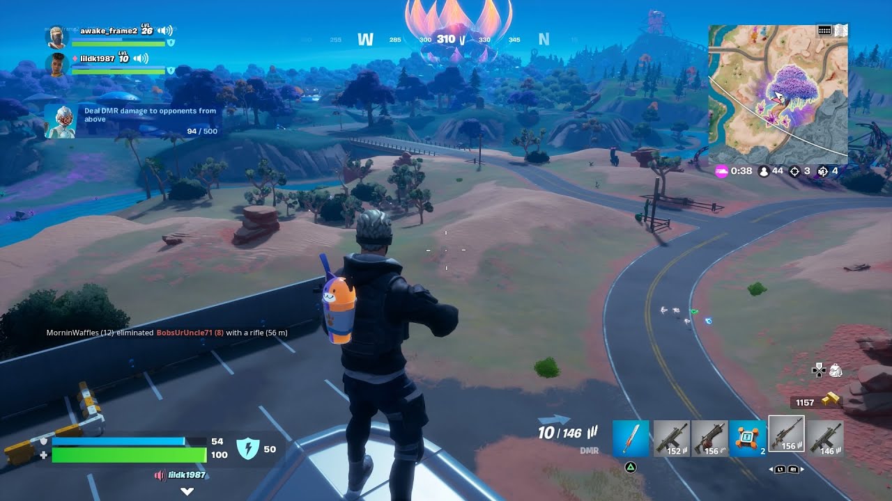 ME AND RUSSELL HOP ON THE FORT AND TOOK A DUB. - YouTube