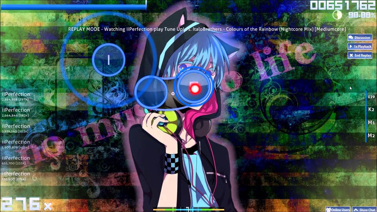 Osu! Colours of the Rainbow - YouTube