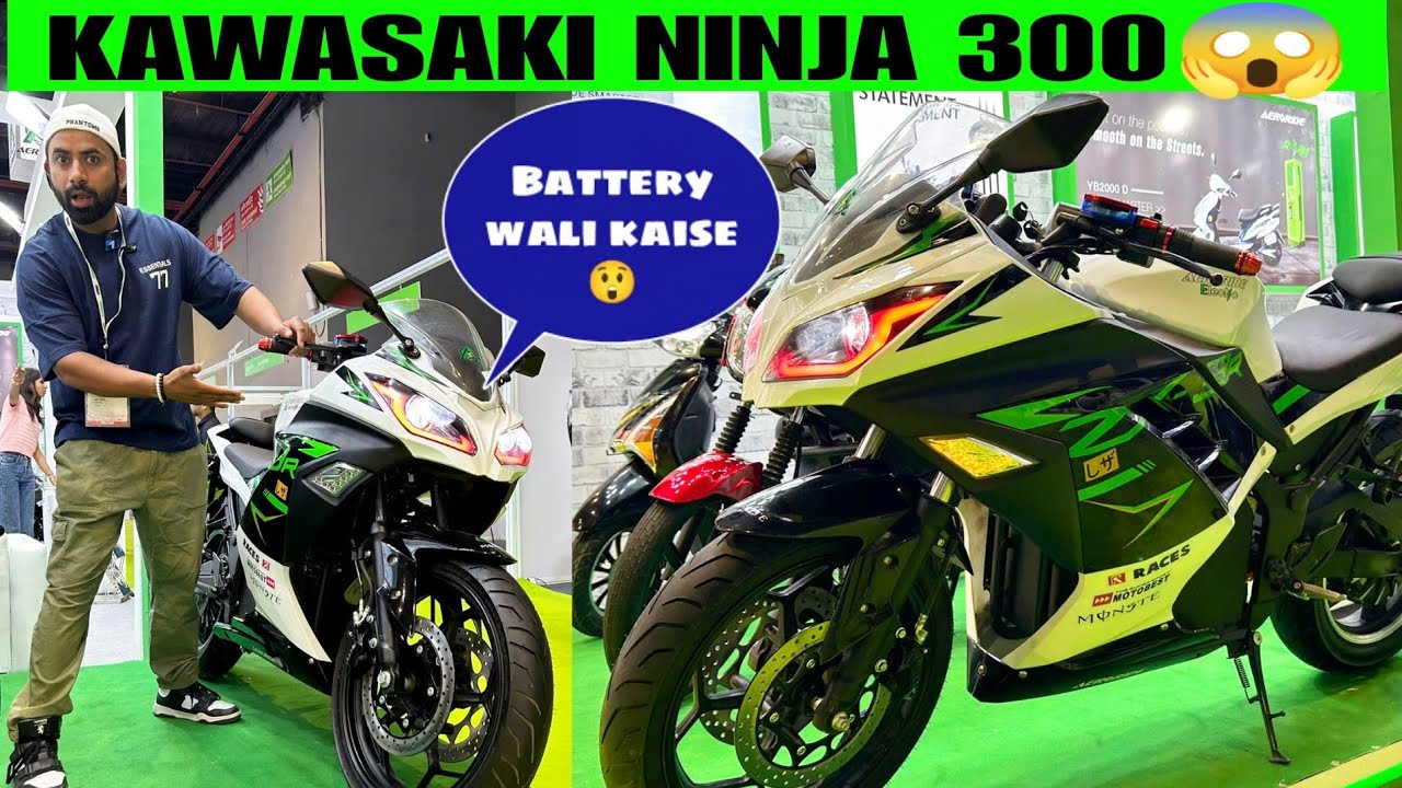 2024 Kawasaki Ninja 300 😳 Electric⚡️Ninja 300 EV Complete Detailed ...