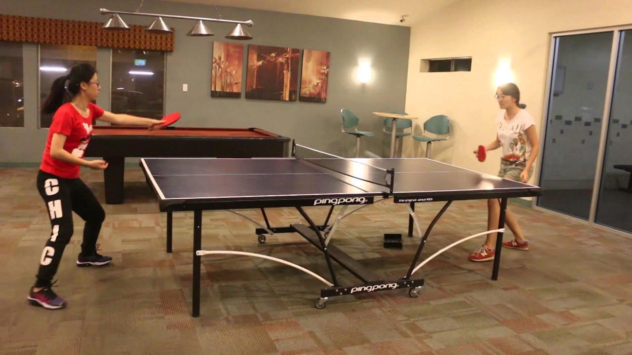 How to play table tennis with fun draft 2 - YouTube