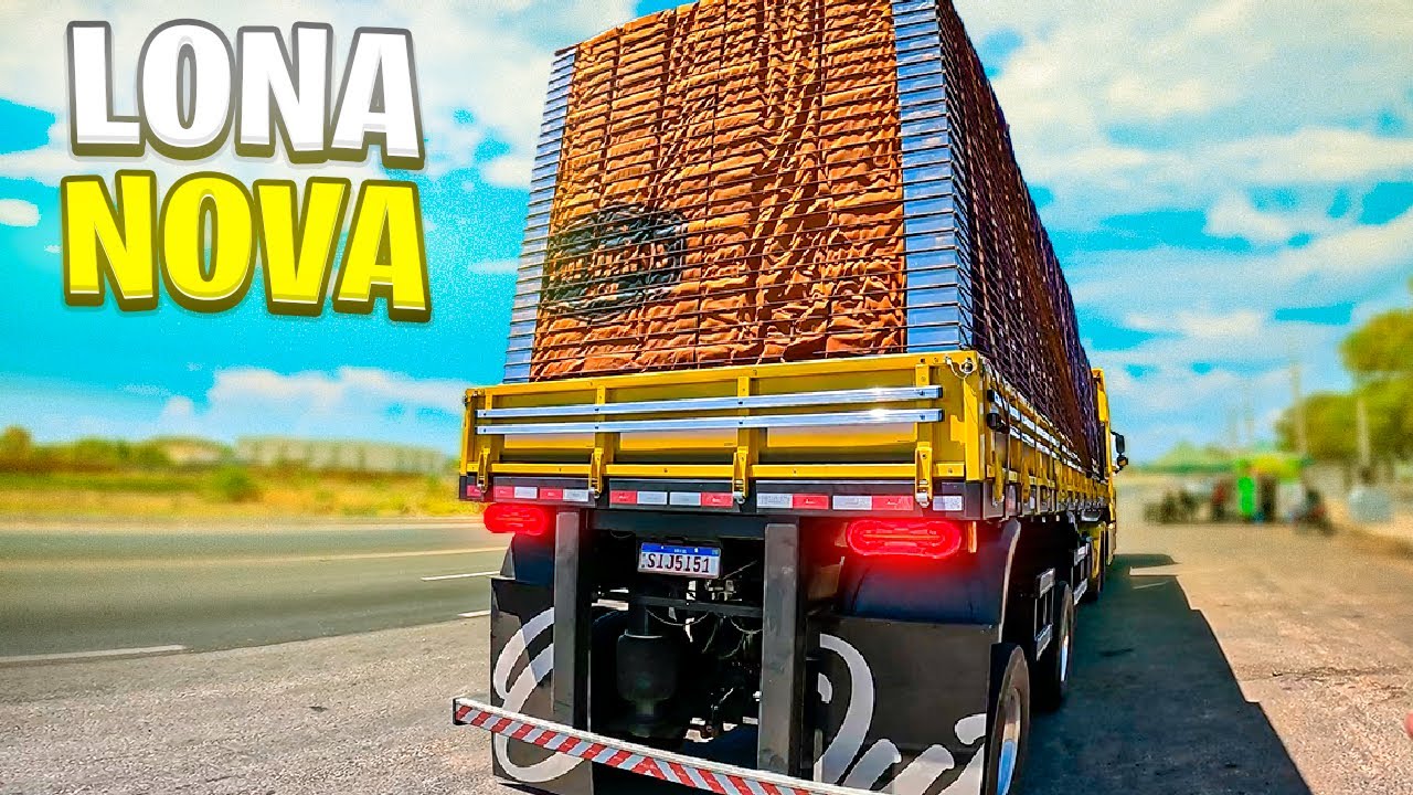 COMPREI UMA LONA NOVA COM A MINHA LOGOMARCA 😍 - YouTube