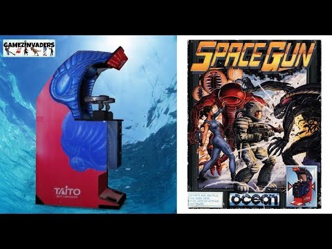 Taito's SPACE GUN Arcade Game Complete Play Through - YouTube