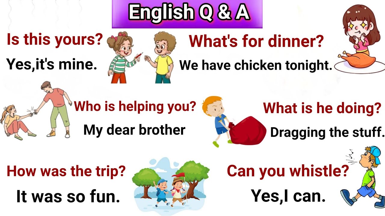 70+ Daily use English Questions and Answers #learnenglish #speakenglish ...