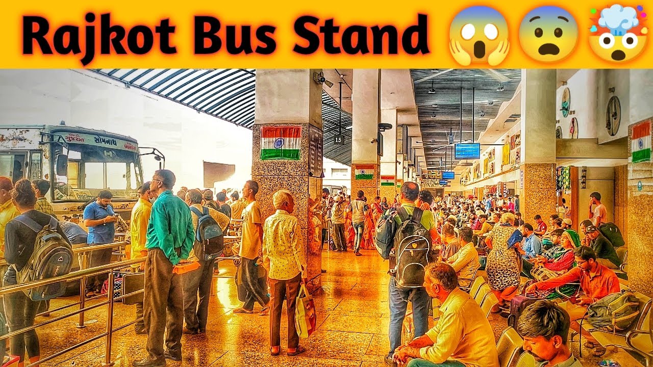 Rajkot Bus Stand || Like's Airport || Hindi Vlog || Traveling Future ...