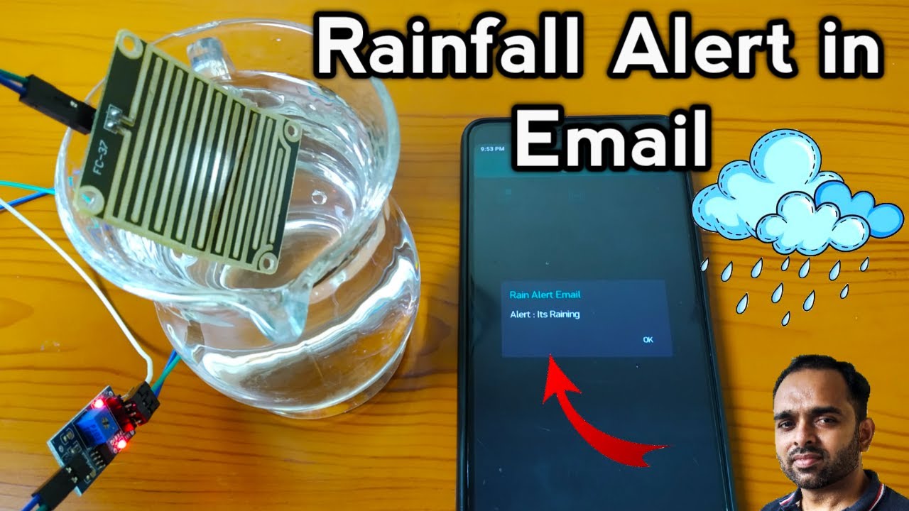 Rainfall Alert in Email | IOT Projects - YouTube