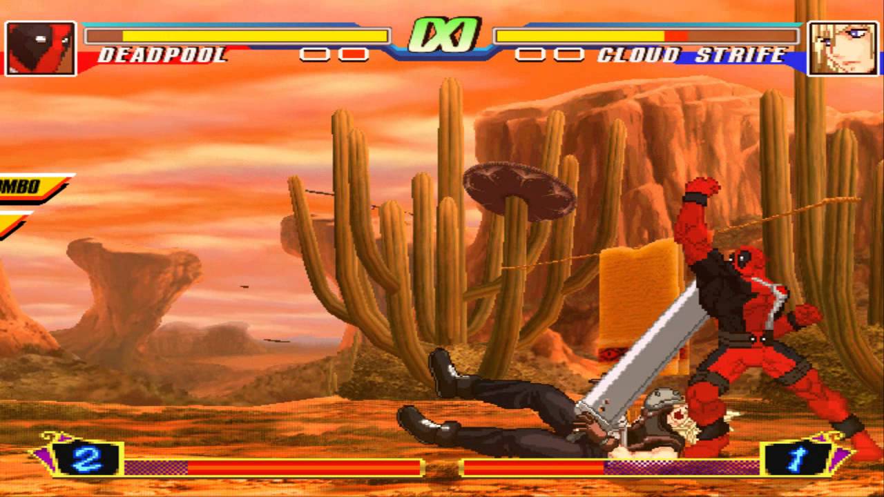 Mugen: Deadpool VS Cloud Strife - YouTube