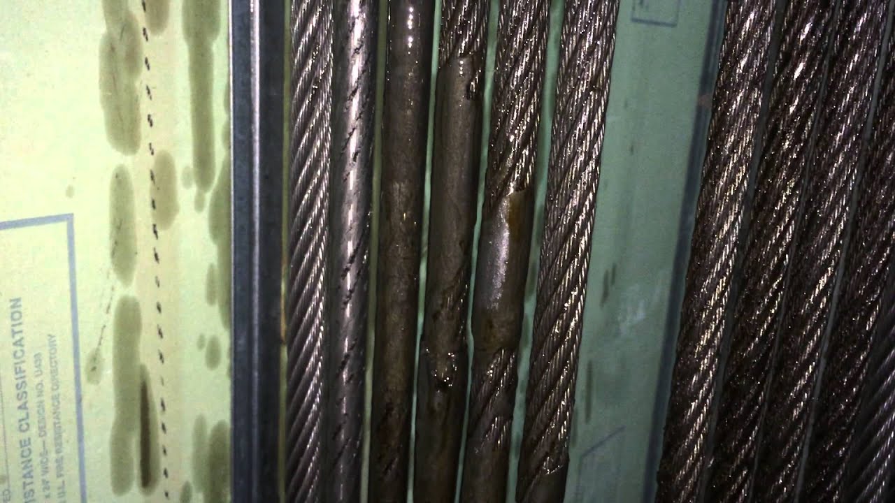 Elevator Upgrade Part 8 Reroping 875 ft of Elevator Hoist Rope #2(B ...